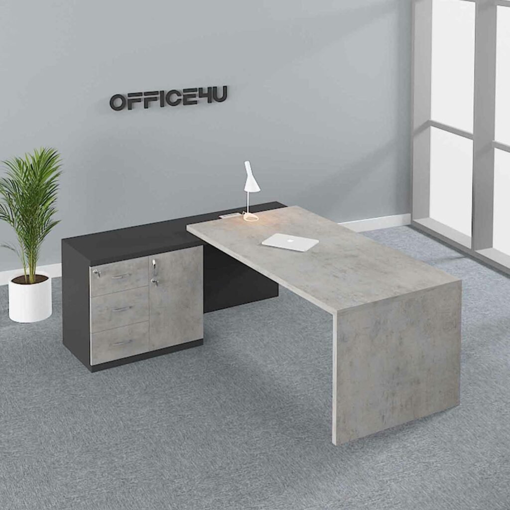 Kamari Wood Executive Desk – Office Furniture Dubai – Office4U Modern ...