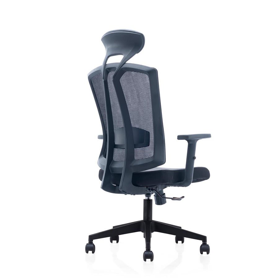Macro Chrome Base Ergonomic Chair With Fixed Headrest