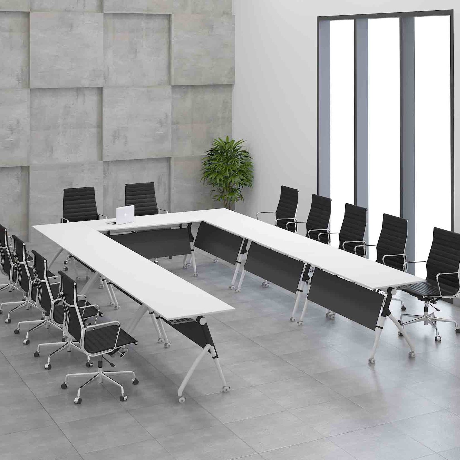 A-Series Foldable Training Desk in Dubai | Office4U Folding Tables